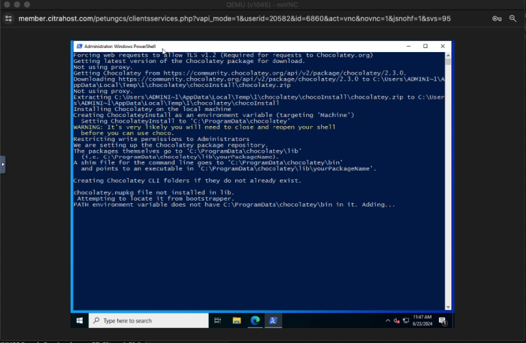 Tutorial: Cara Install Node.js dan Chocolatey di VPS RDP Windows ...